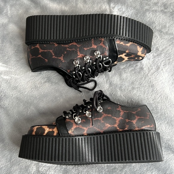 Killstar | Shoes | Nwb Killstar Scratched Out Creepers Platform Shoes ...